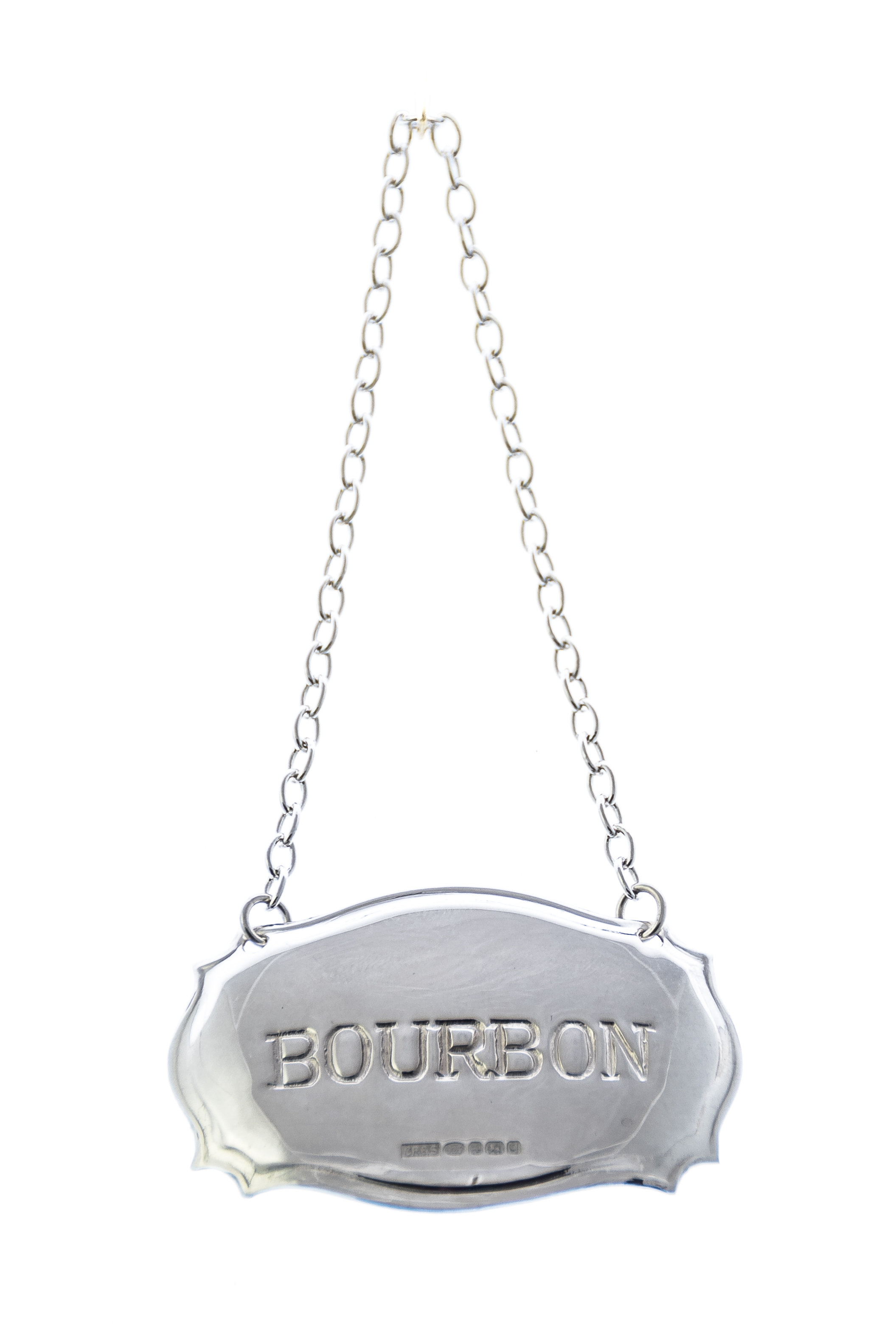 Corbell Silver Company Decanter Label Chippendale Design Bourbon | Perigold