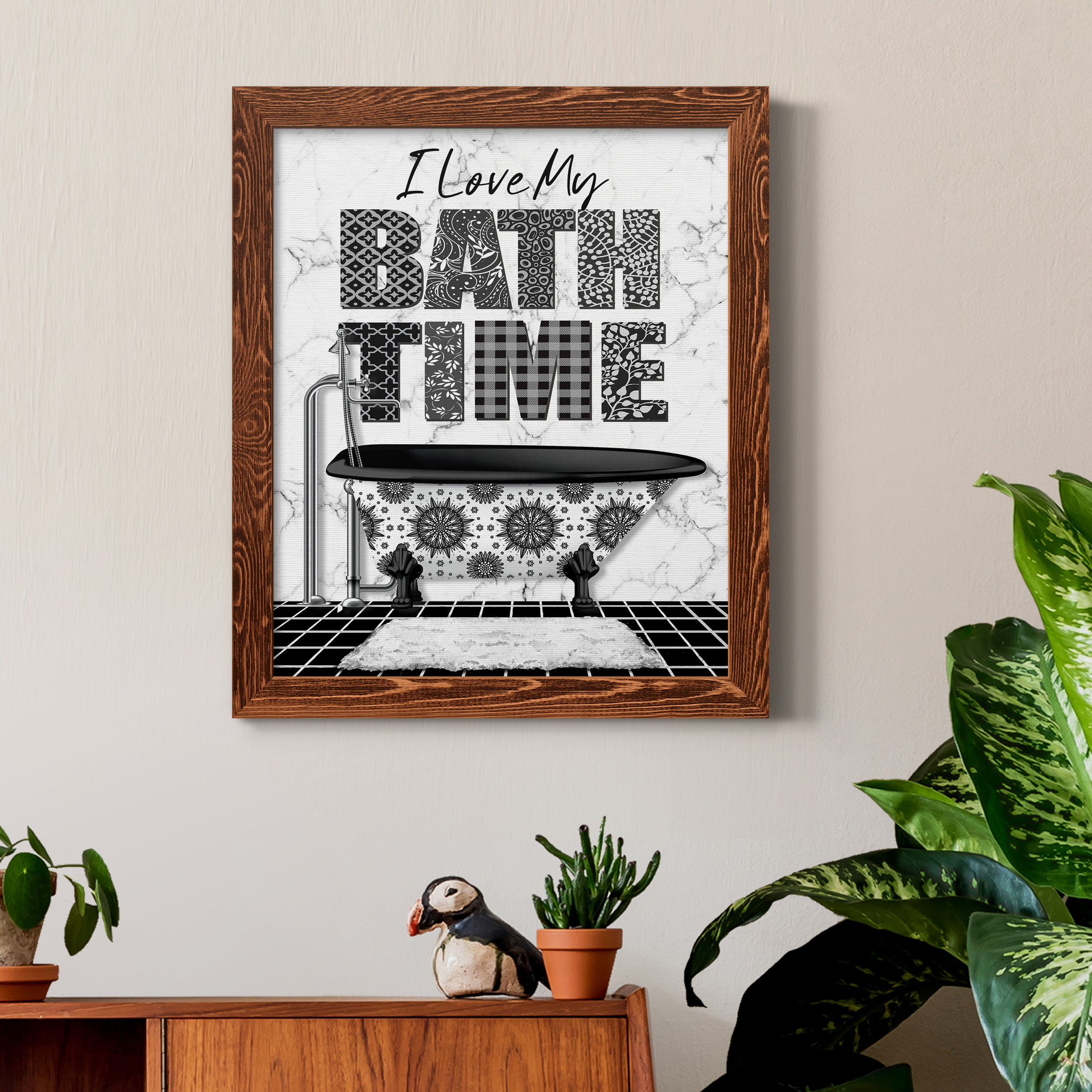 Trinx Bath Time - Picture Frame Print on Canvas - Wayfair Canada