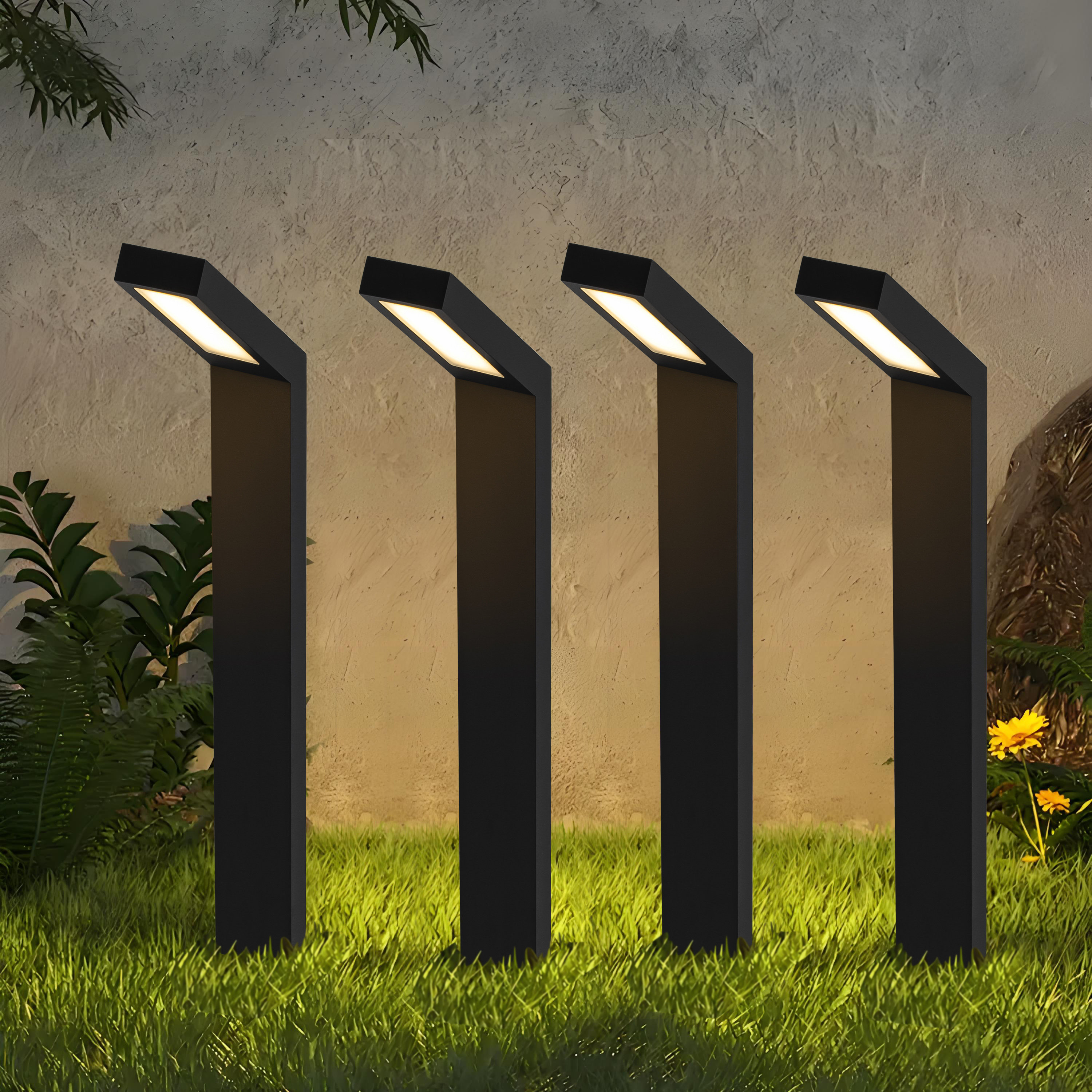 C Cattleya Low-voltage Black Aluminum Led Landscape Path Lights With ...