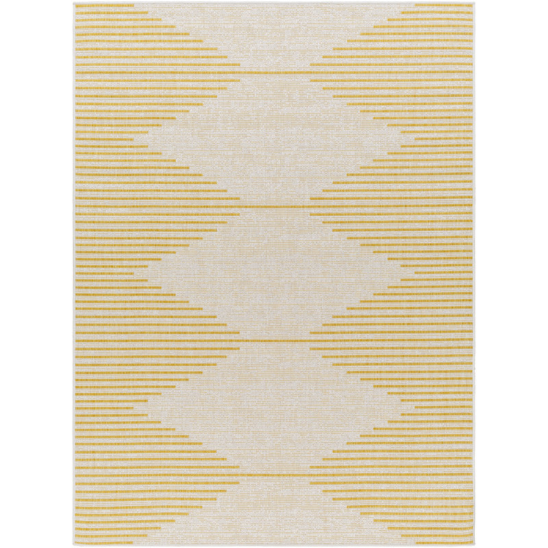 The Twillery Co.® Granby Geometric Yellow Indoor/Outdoor Area Rug ...