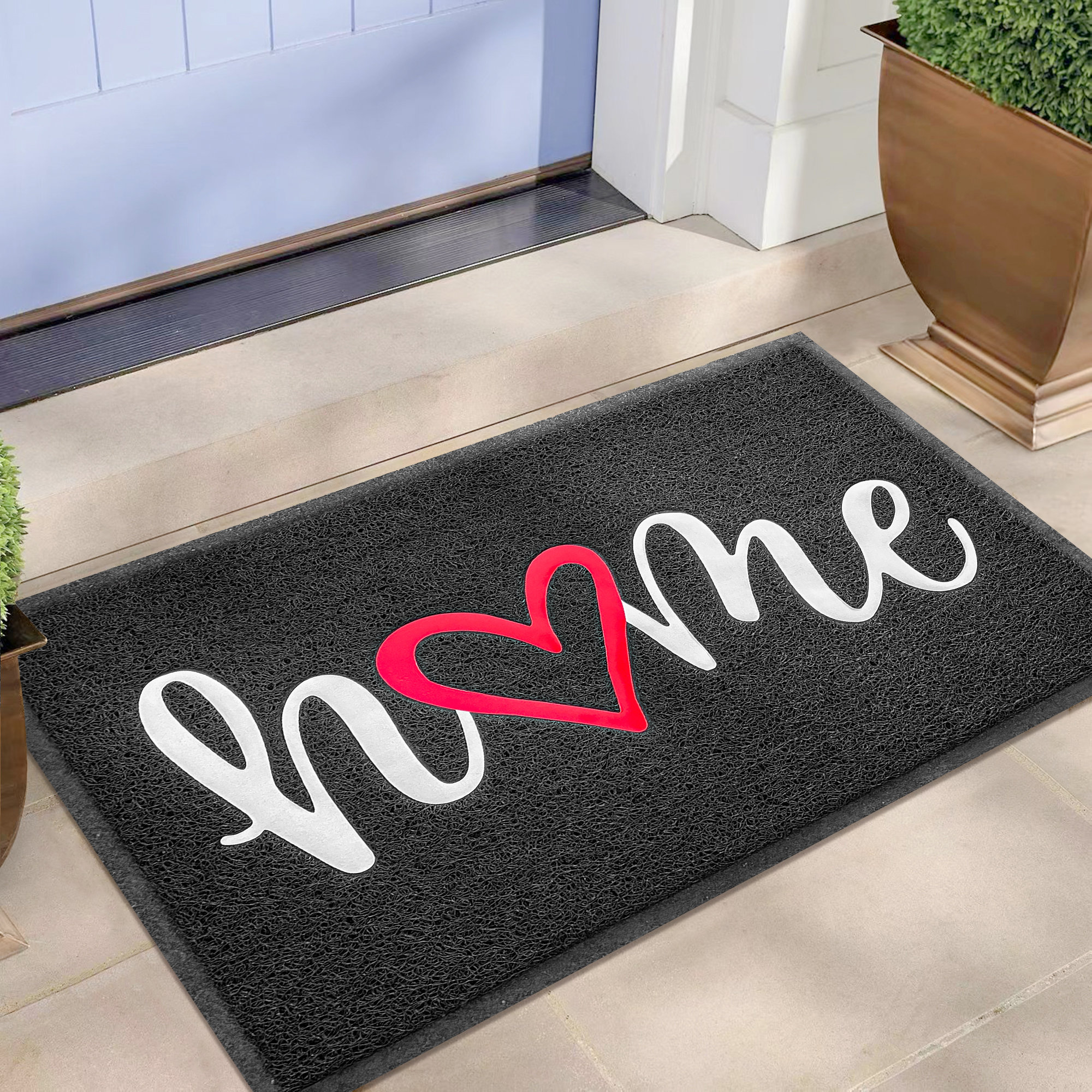 Ebern Designs Indoor Outdoor Doormat Front Door Mat Non Slip Door Mats ...