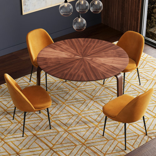 Modern 6 Seat Round Dining Tables | AllModern