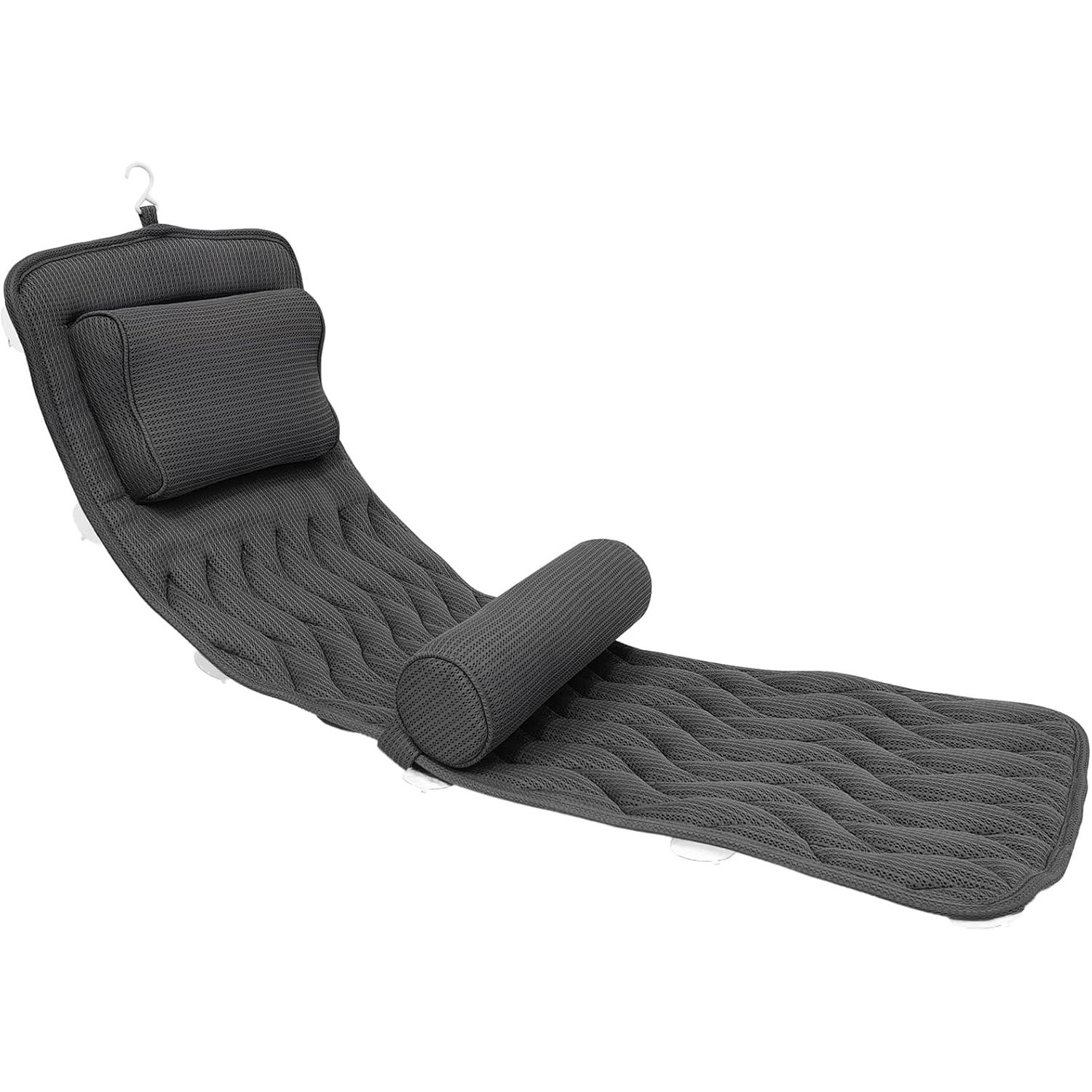 Symple Stuff Full Body Bath Pillow With Adjustable Lumbar Roll Pillow ...