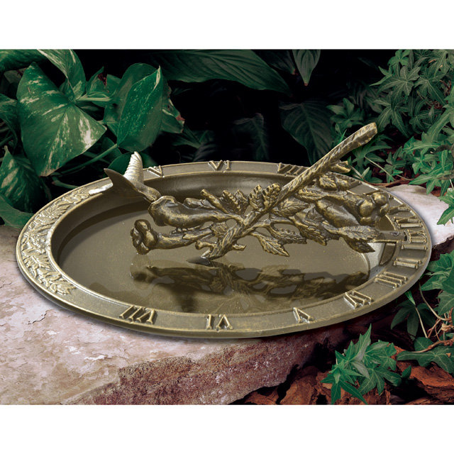 Whitehall Products Hummingbird Sundial Birdbath & Reviews - Wayfair Canada