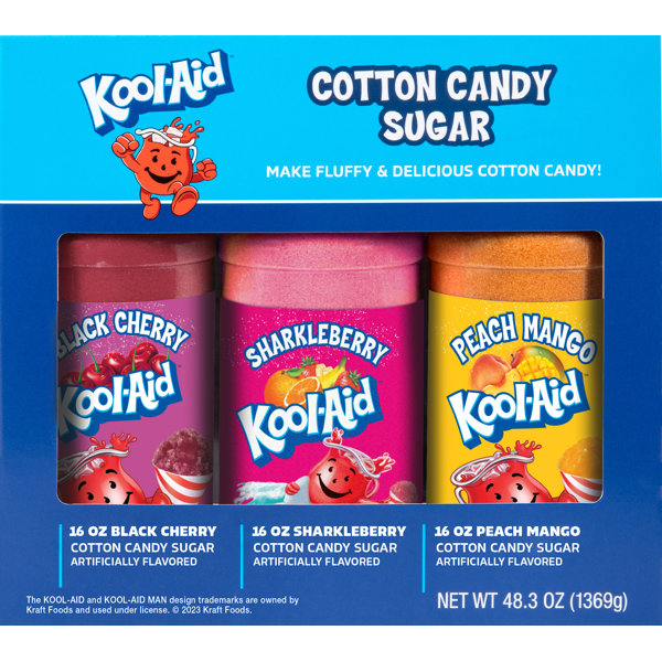 Kool- Aid Kool-Aid Cotton Candy Flossing Sugar – Black Cherry ...