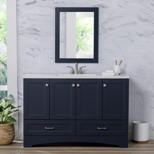 48 Inch Blue Bathroom Vanities You'll Love | Wayfair