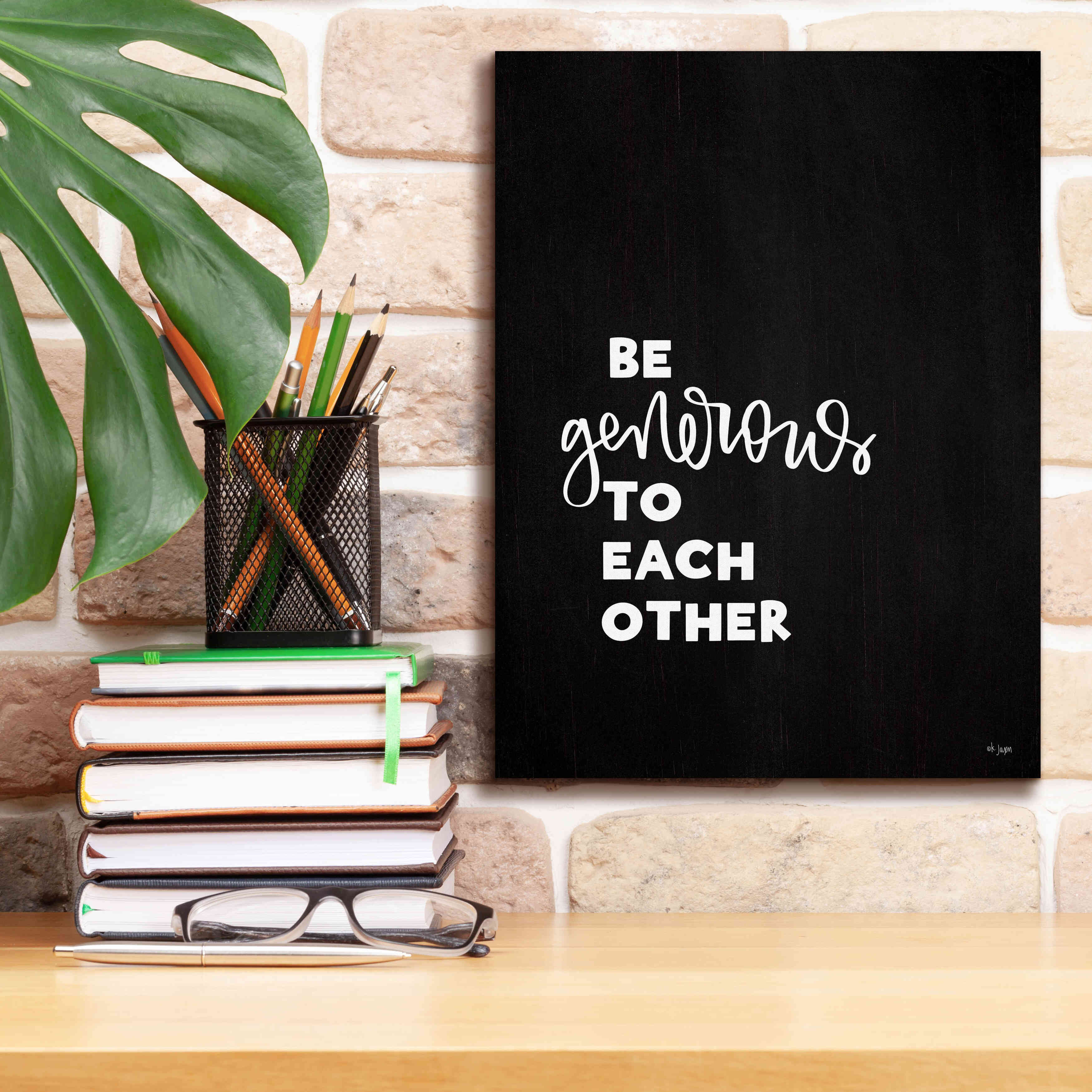 Trinx Be Generous - Wrapped Canvas Print | Wayfair