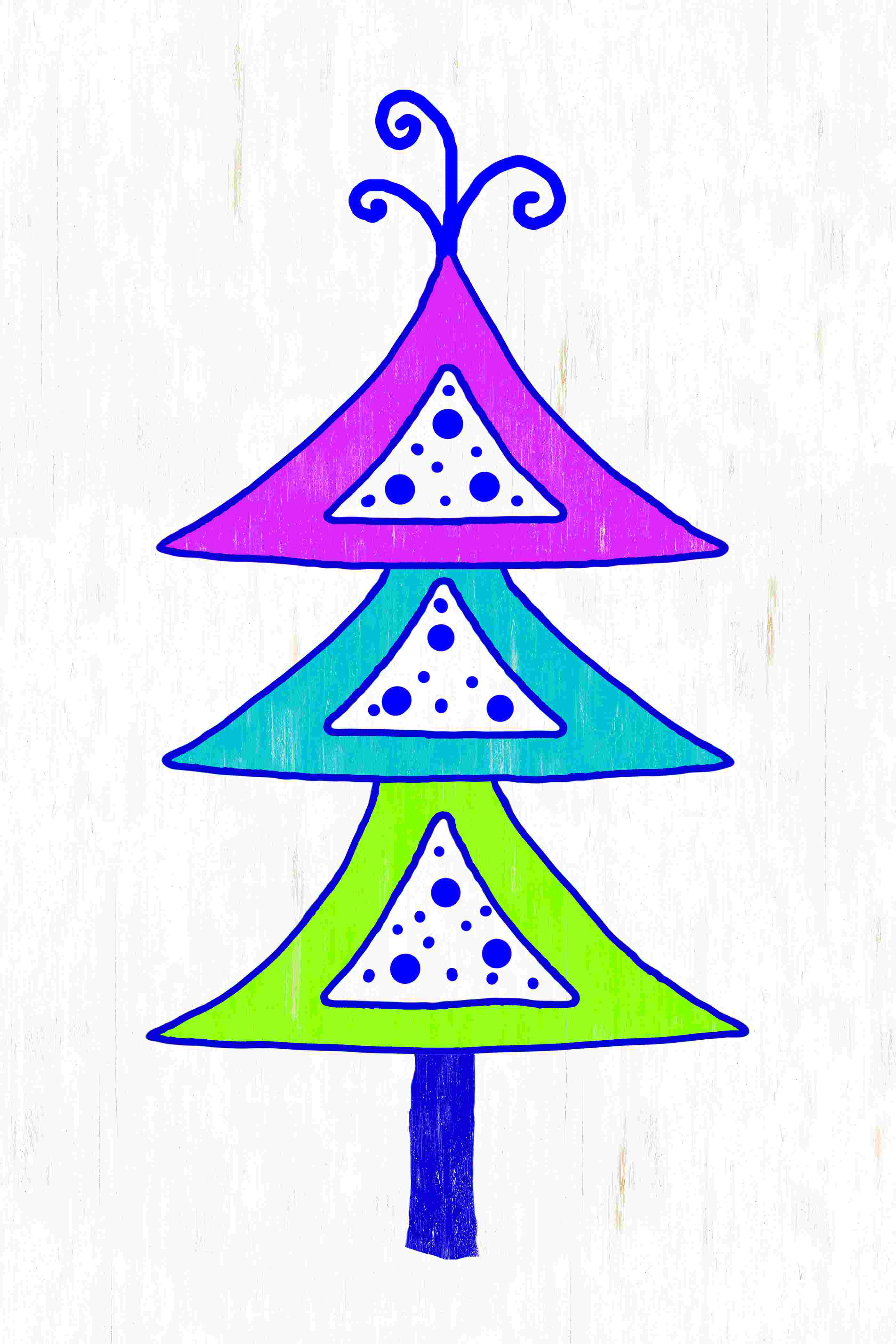 The Holiday Aisle® Funky Christmas Tree 4 - Wayfair Canada