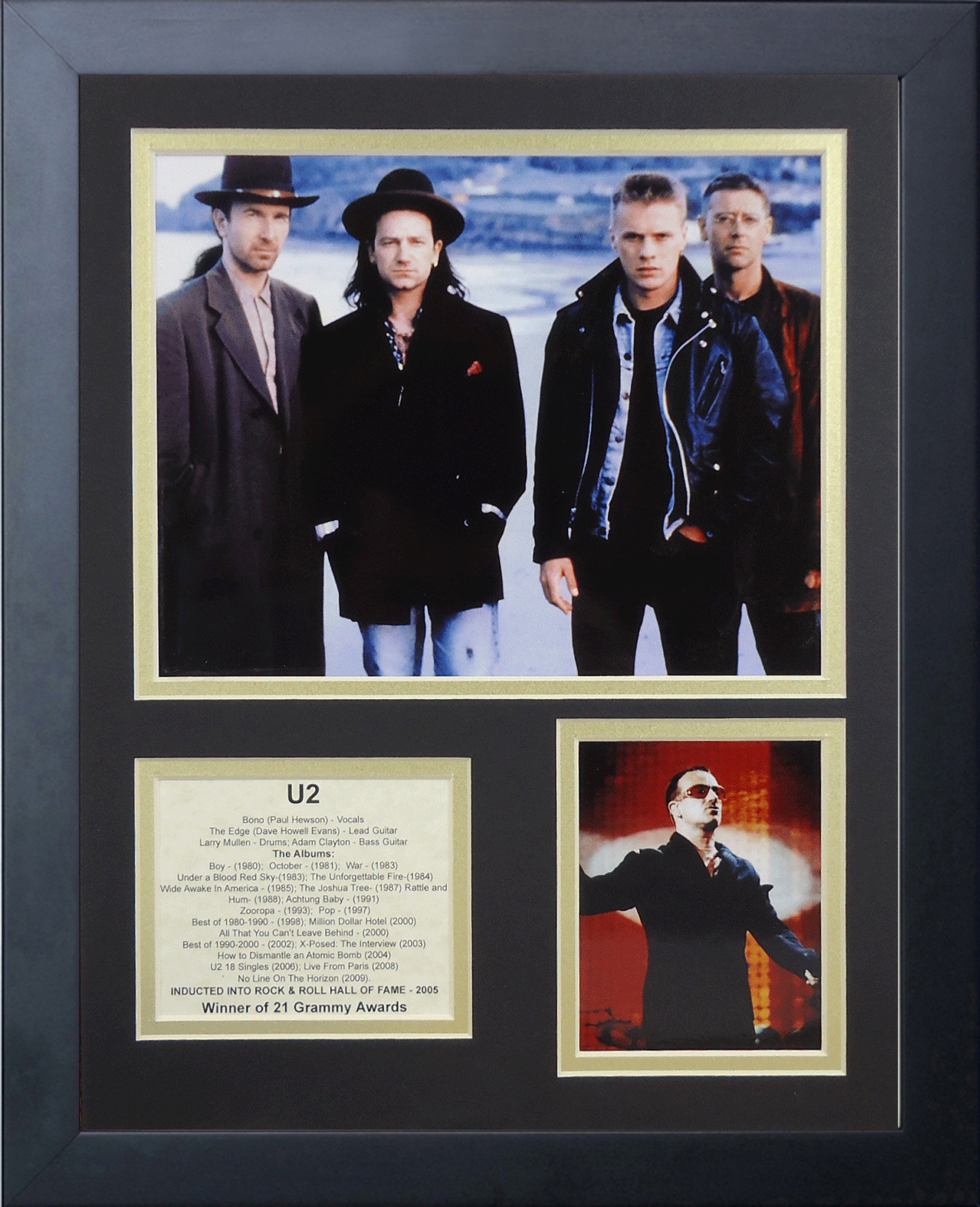 Legends Never Die U2 Framed Memorabilia | Wayfair