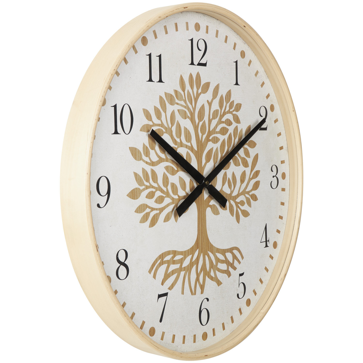 Winston Porter Lilioara Wood Wall Clock | Wayfair