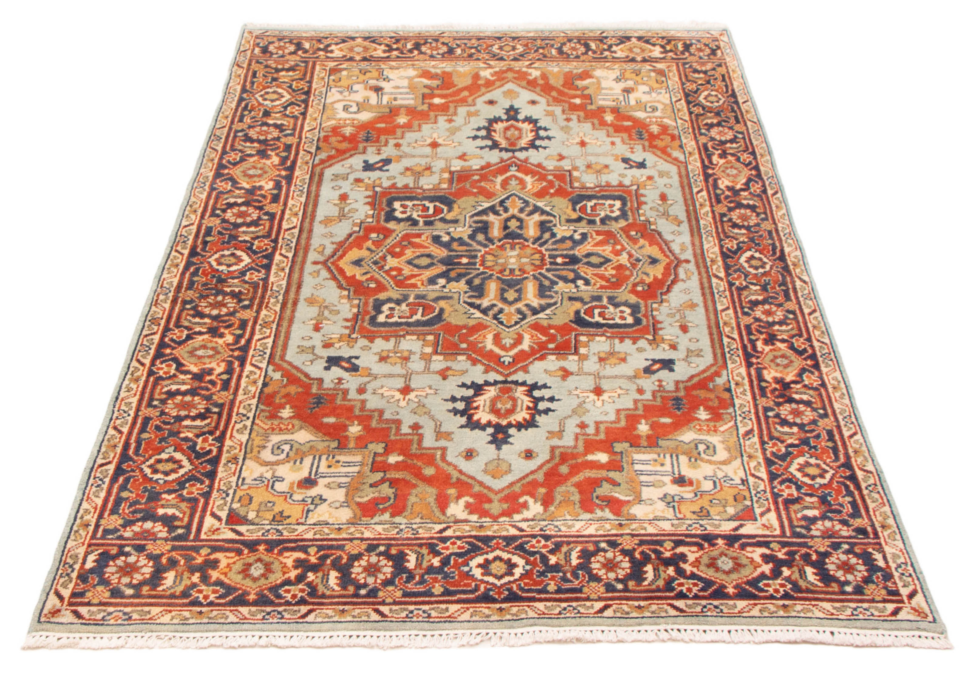 Isabelline Serapi Heritage Dark Copper Rug 5''10" X 8''10" | Wayfair