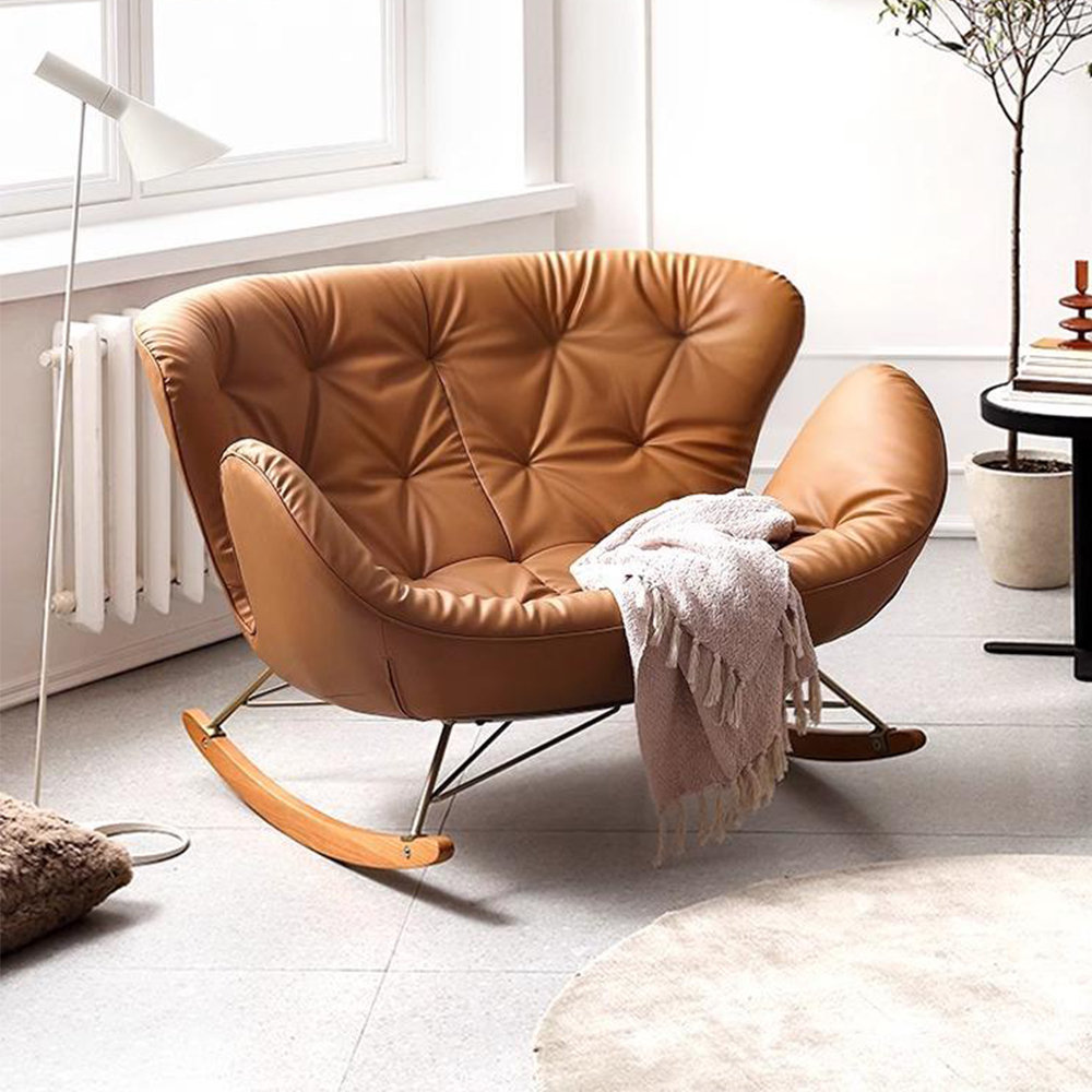 ChairVogue Light Luxury Home Leisure Double Rocking Chair Rocking Chair ...