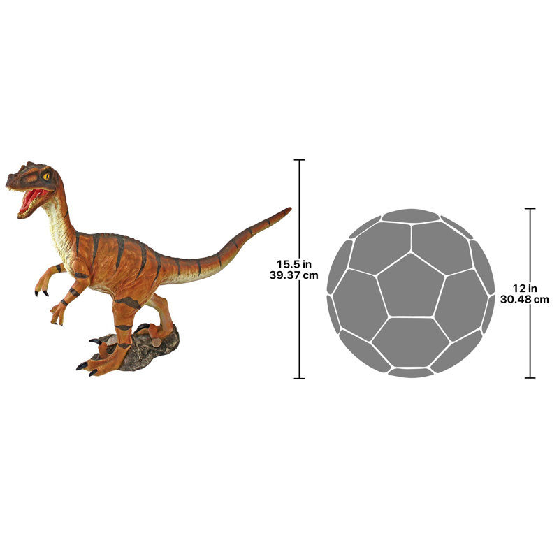 Design Toscano Velociraptor Scaled Dinosaur Statue & Reviews | Wayfair