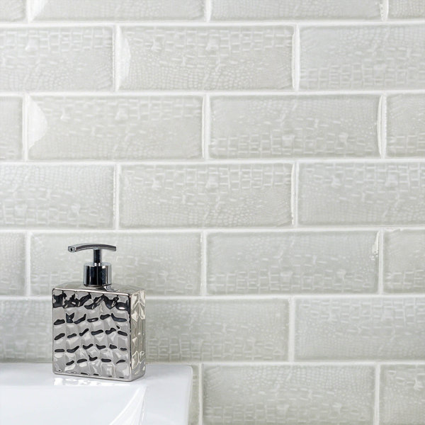 Bond Tile Dallas Smooth Pillowed 3" x 8" Ceramic Subway Tile - Wayfair ...