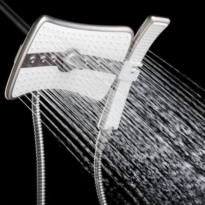 AKDY Massage/Jet Dual Shower Head & Reviews | Wayfair