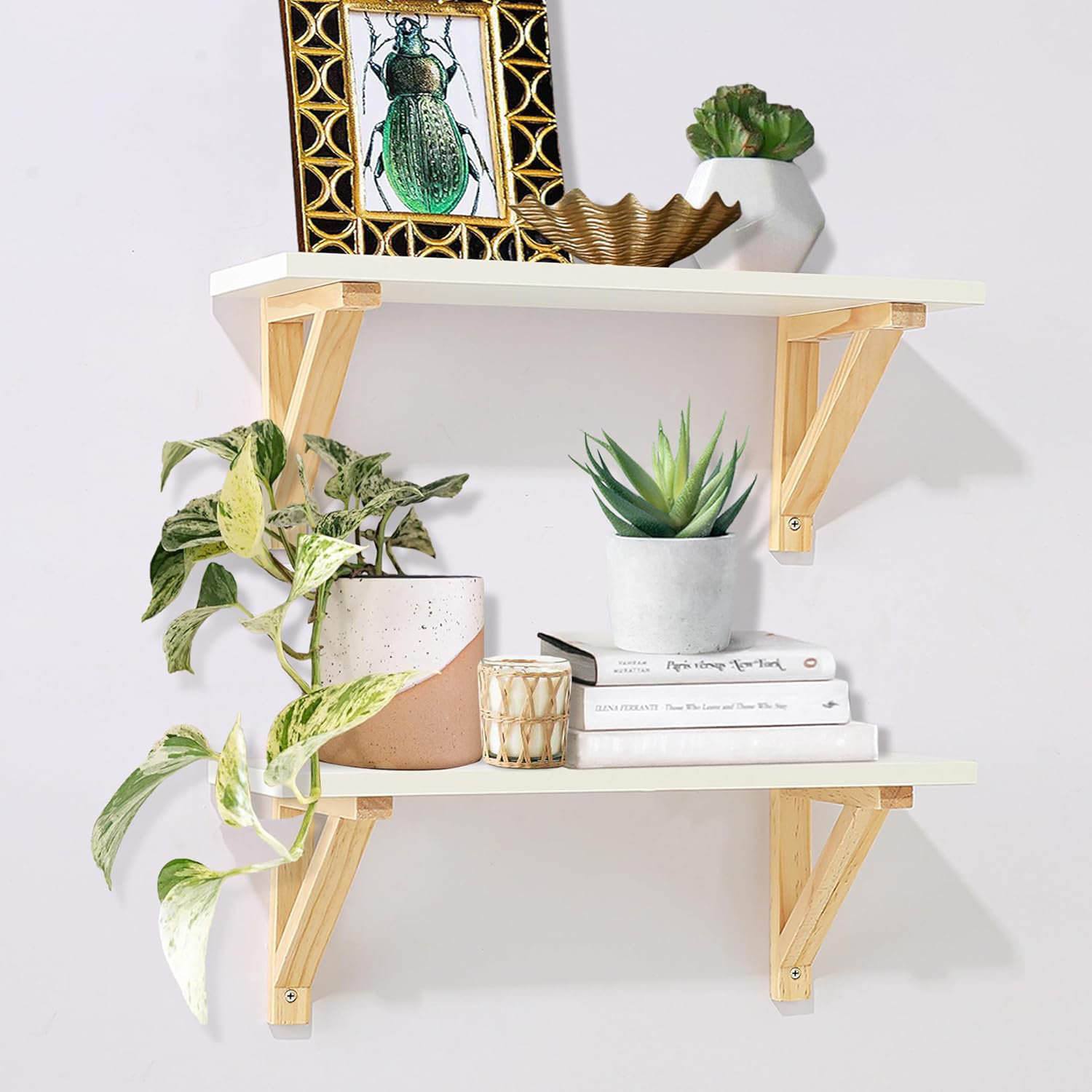 Ebern Designs Floating Tv Stand, White | Wayfair