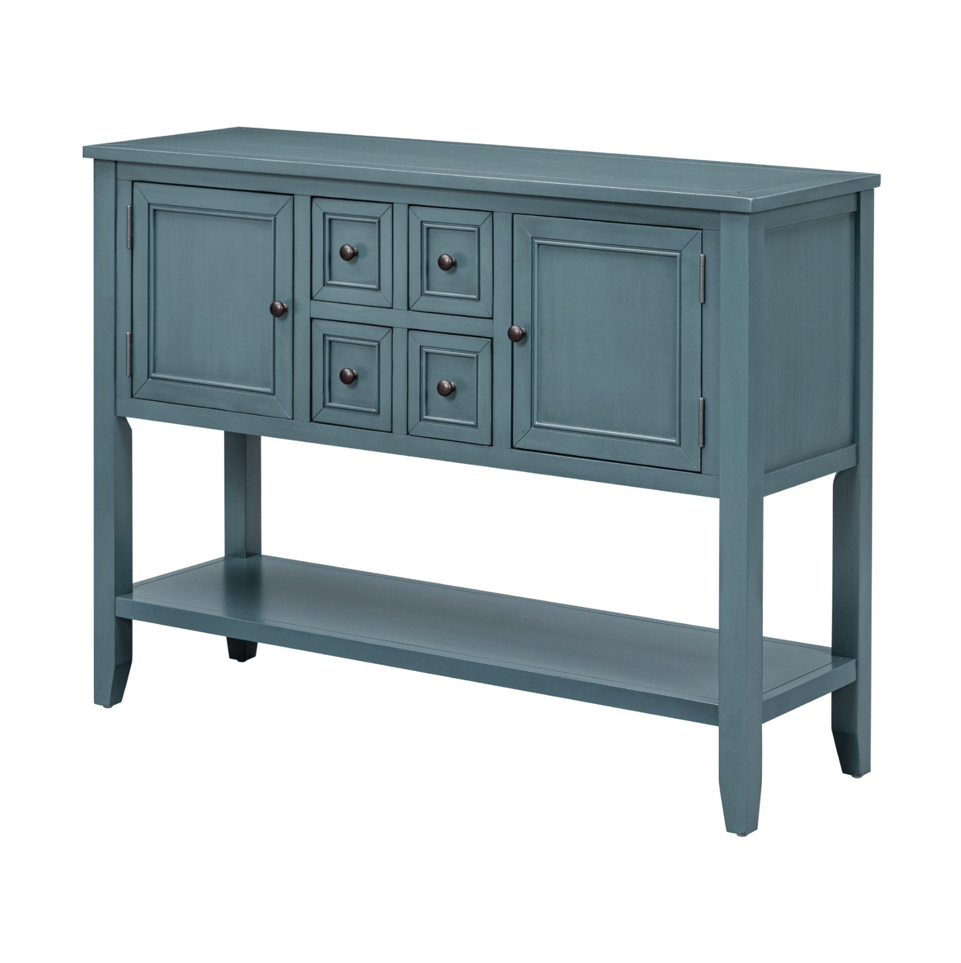 Red Barrel Studio® Cambridge Series Ample Storage Vintage Console Table ...