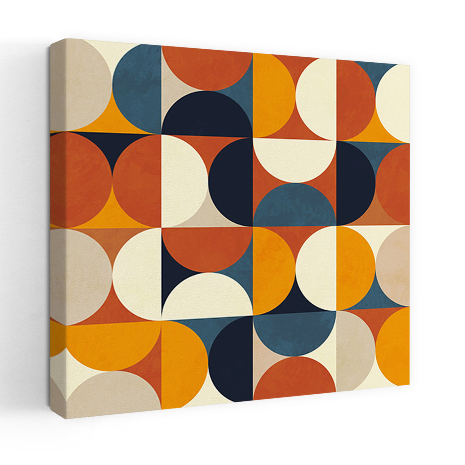 George Oliver Contemporary Art Abstract Colorful Geometric Art | Wayfair