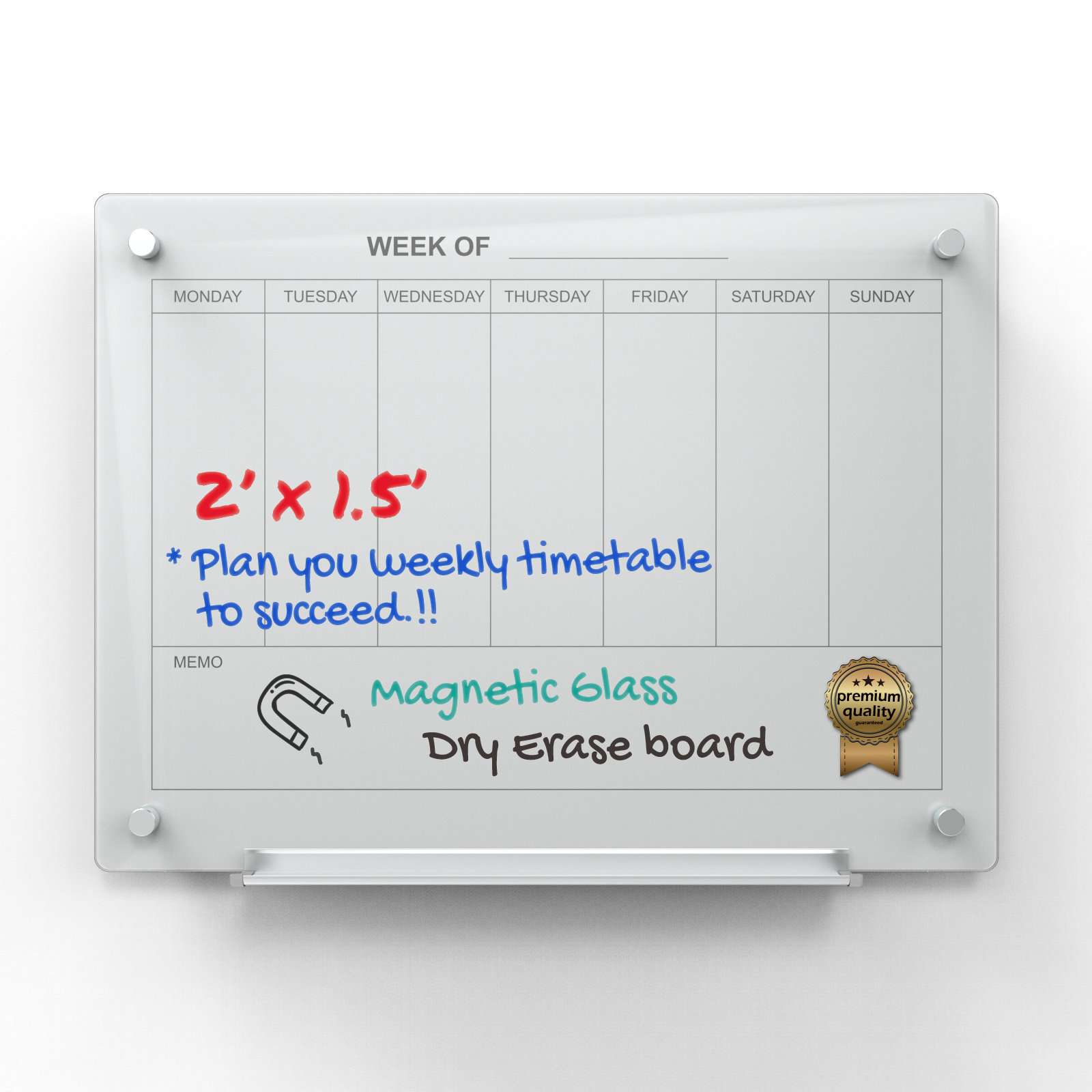 Audio-Visual Direct Magnetic Wall Mounted Dry Erase Board | Wayfair
