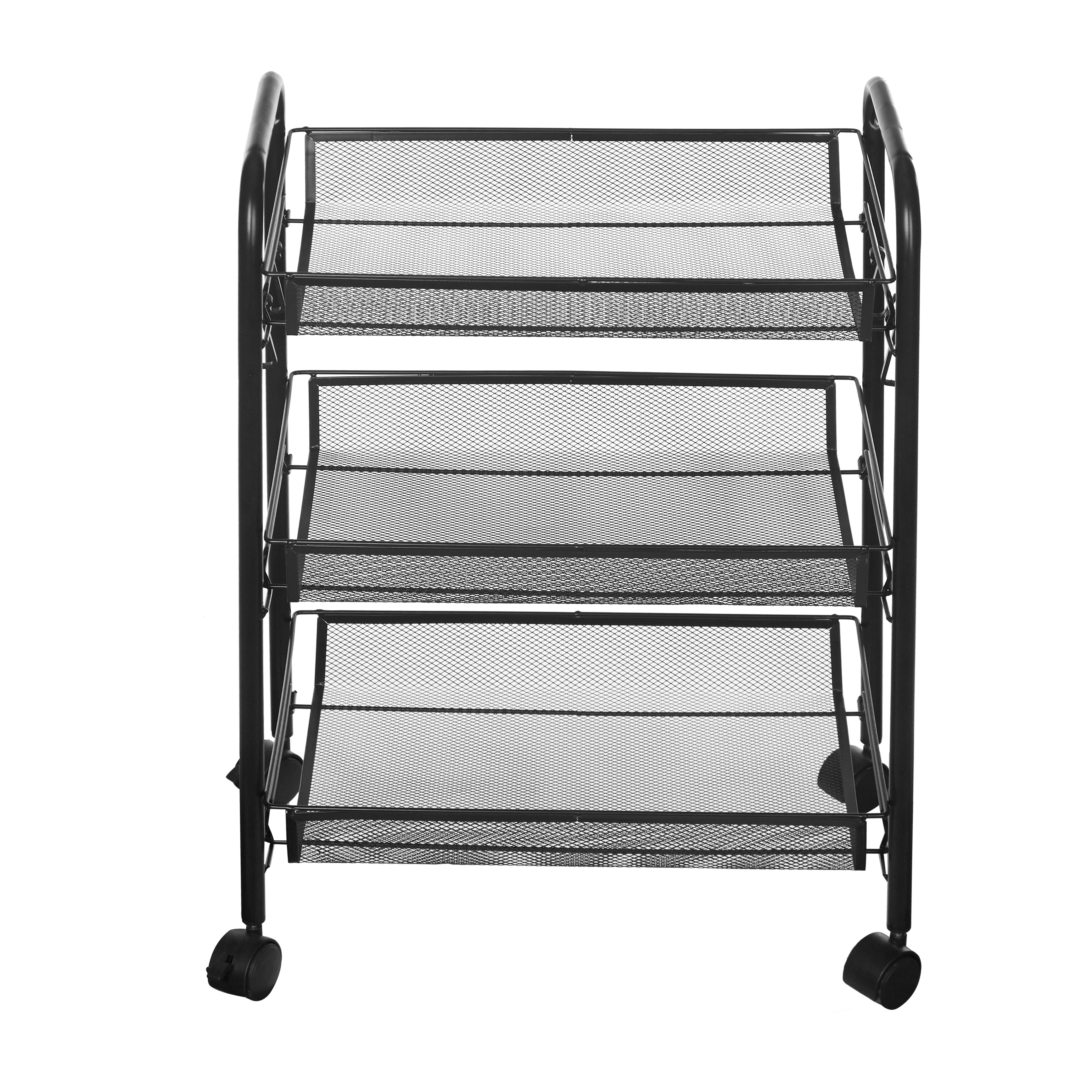 Urban Shop 3 Tier Rolling Trolley Mesh Storage Cart & Reviews - Wayfair ...