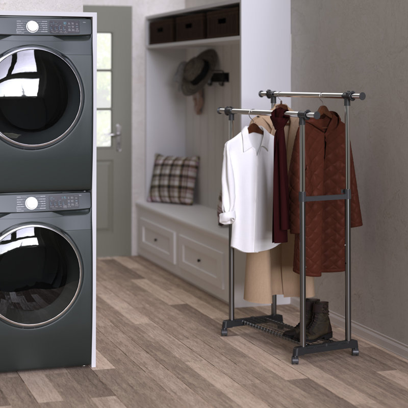 ClosetMaid Adjustable Rolling Clothes Rack & Reviews | Wayfair