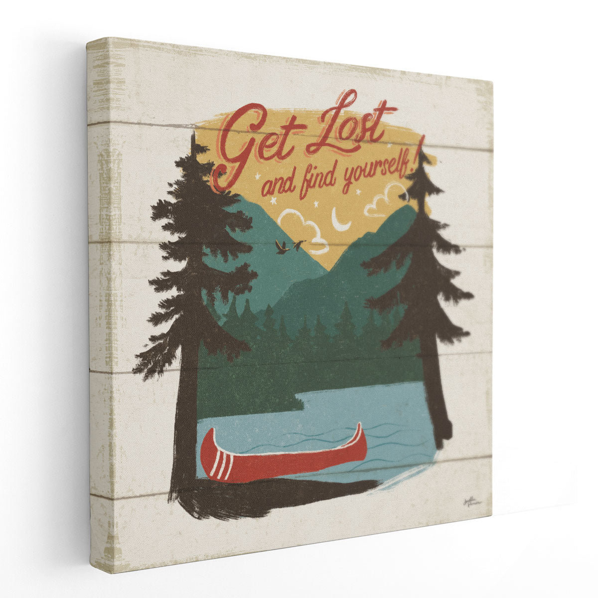 Millwood Pines Vintage Lake V- Canvas Print Wall Art | Wayfair