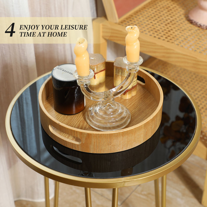 George Oliver Dier 21.5'' Tall Outdoor Modern Side Table & Reviews ...