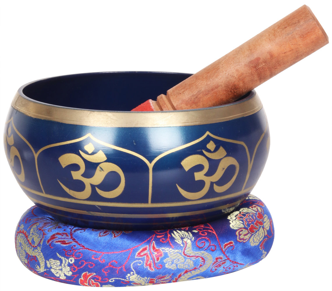 Bungalow Rose Metal Decorative Bowl in Blue | Wayfair