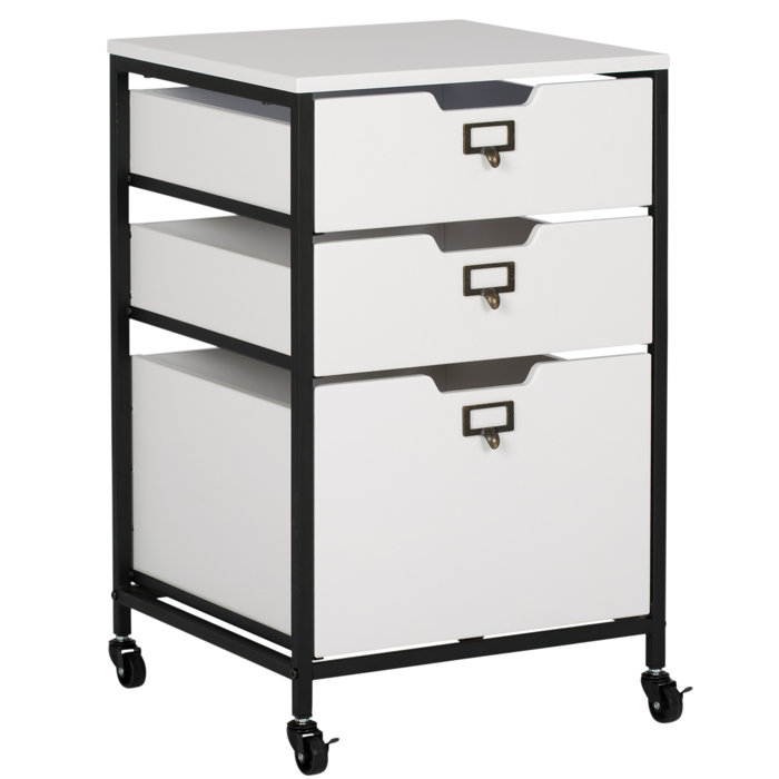 Rebrilliant Cuevas 3 Drawer Storage Drawer & Reviews | Wayfair
