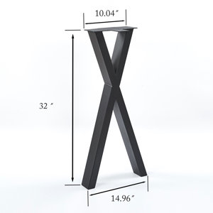 Latitude Run® X-Type Heavy Duty Table Leg | Wayfair