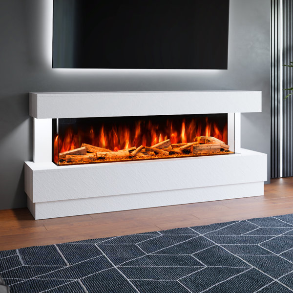 Evolution Fires Raphael Freestanding Electric Fireplace Suite | 1500mm ...