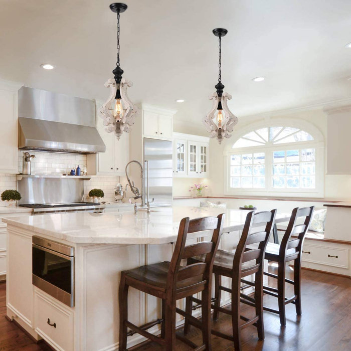 One Allium Way® Mertz 1 - Light Dark Oil Bronzed / Beige Lantern ...