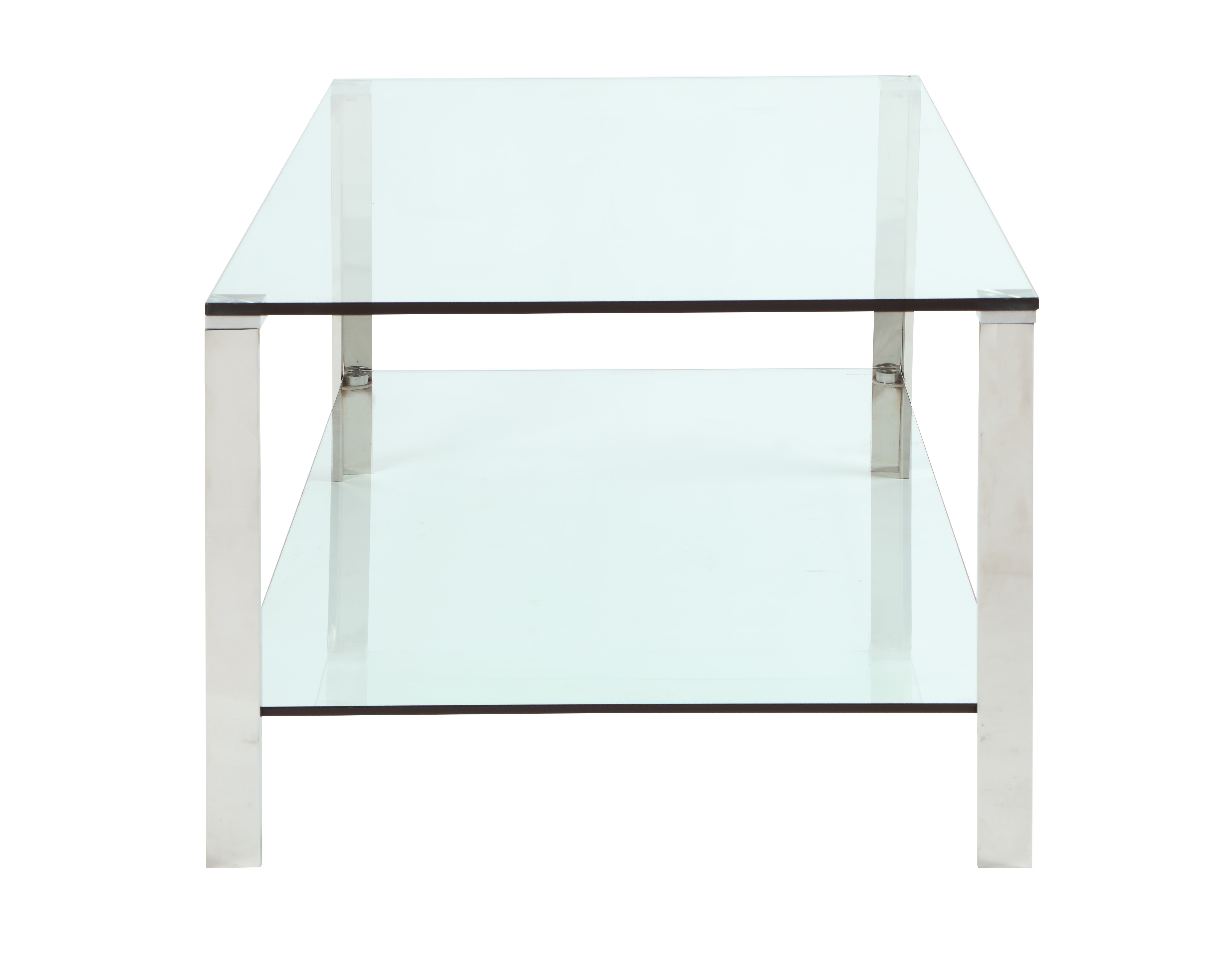 Orren Ellis Bedworth Contemporary Rectangular Glass & Stainless Steel ...