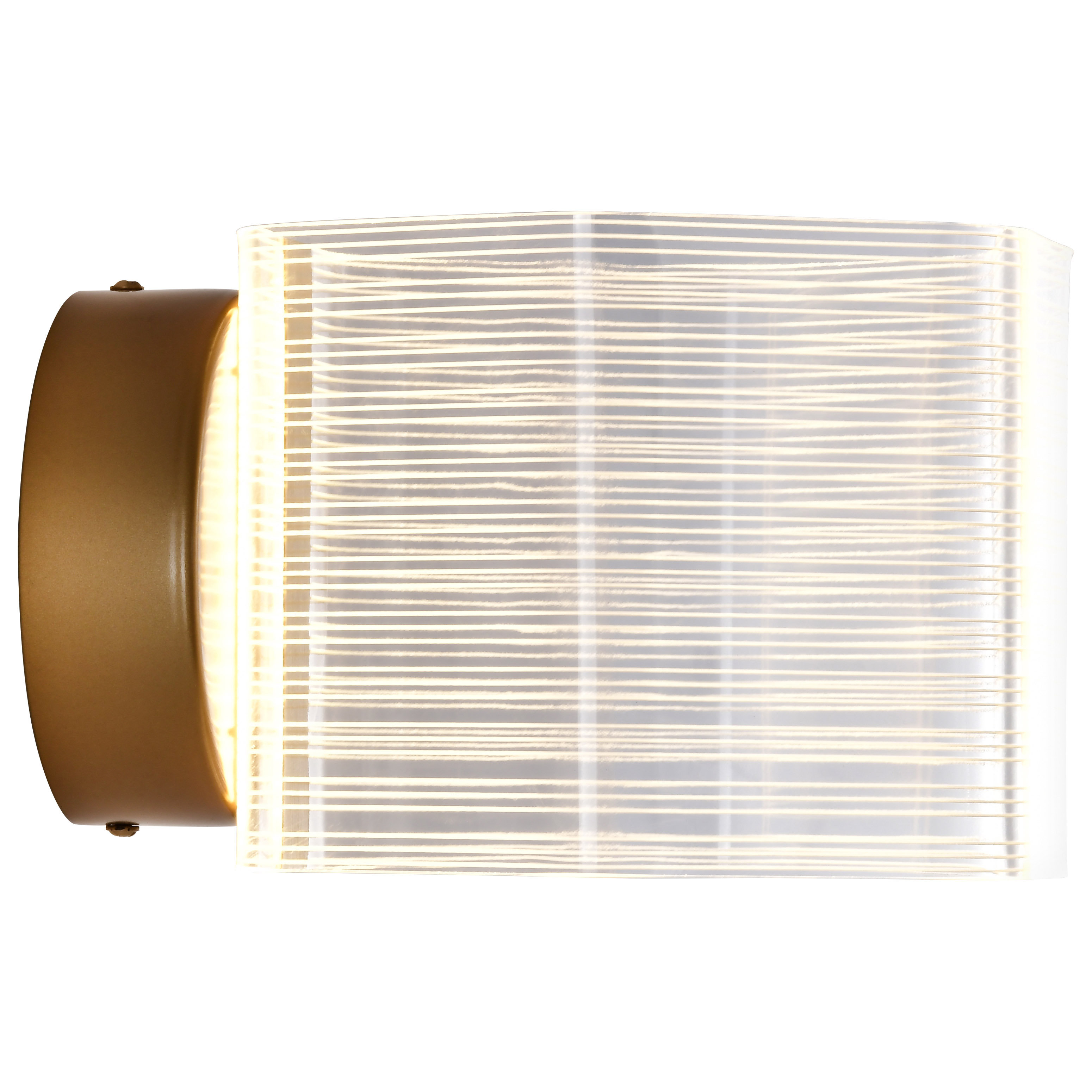Nuvo Kenzo - LED 1 Light Wall Sconce - Vintage Brass Finish - Light ...