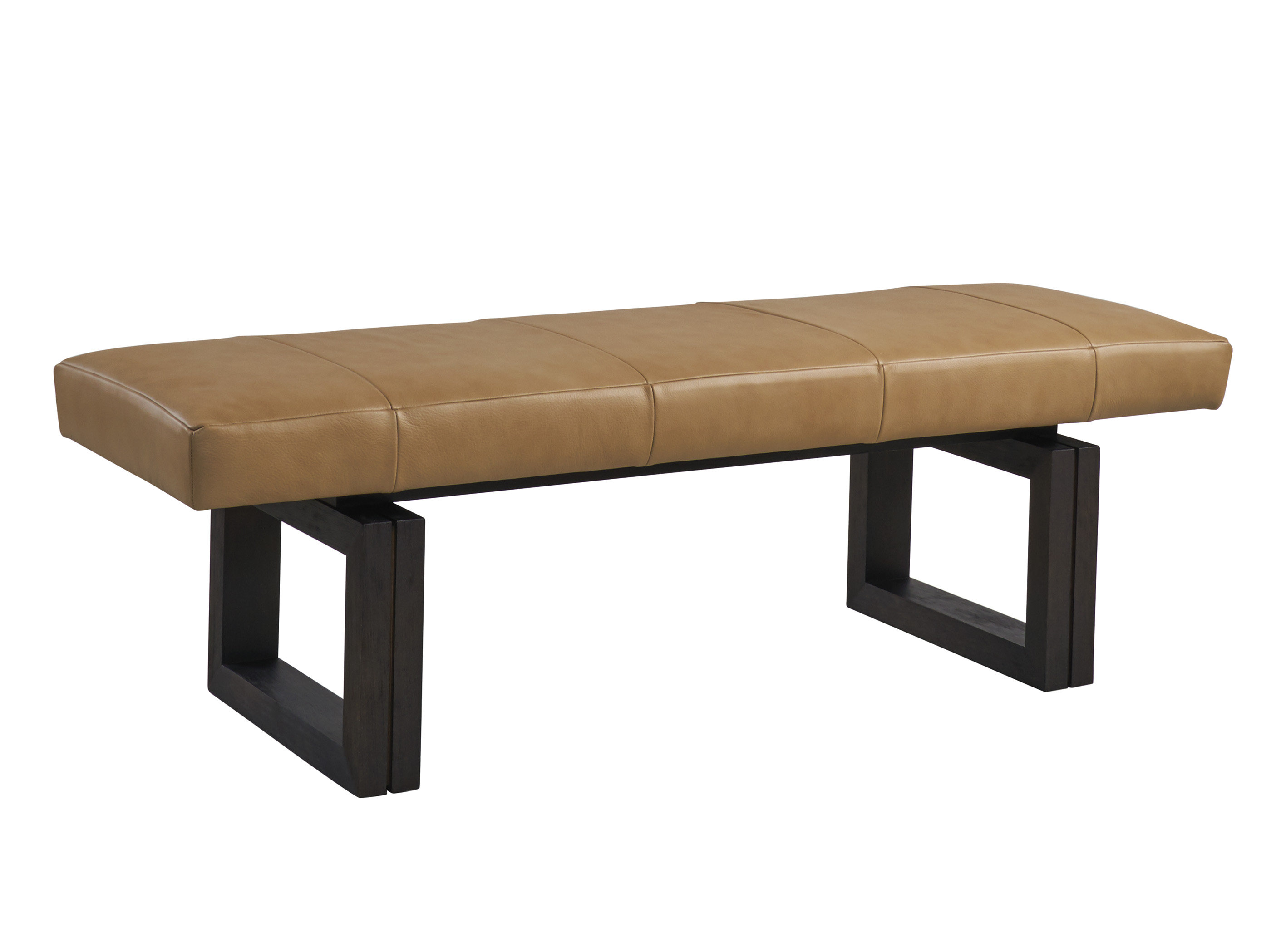 Lexington Zanzibar Luxor Leather Bench | Wayfair