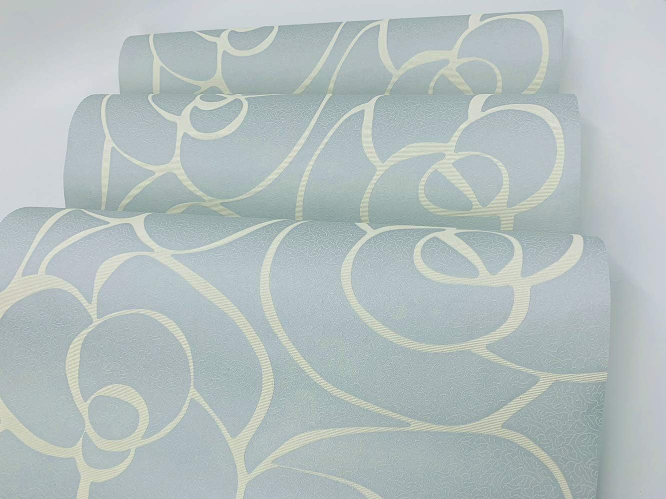 Latitude Run® Modern Minimalist 3D Rose Flower Embossed Non-Woven ...