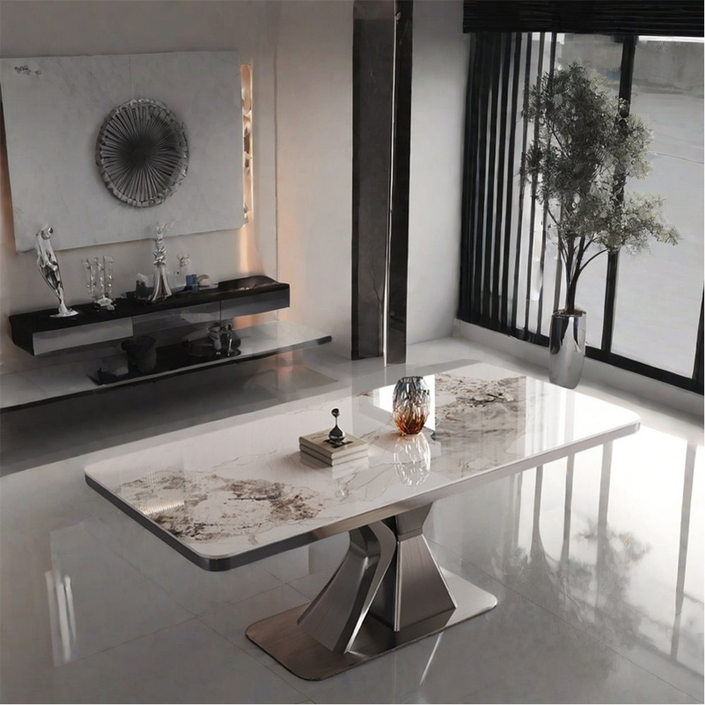 Pakloer Modern luxury Italian style dining table | Wayfair