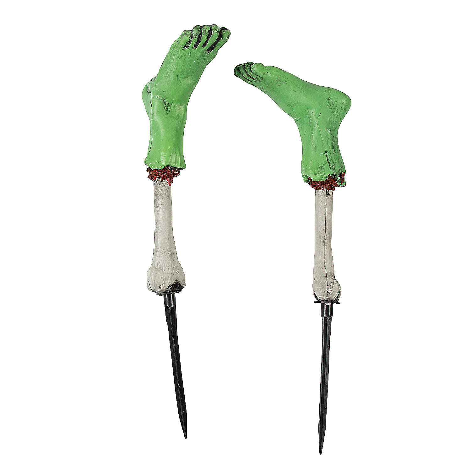 The Holiday Aisle® 2 Piece Zombie Feet Yard Garden Stake | Wayfair
