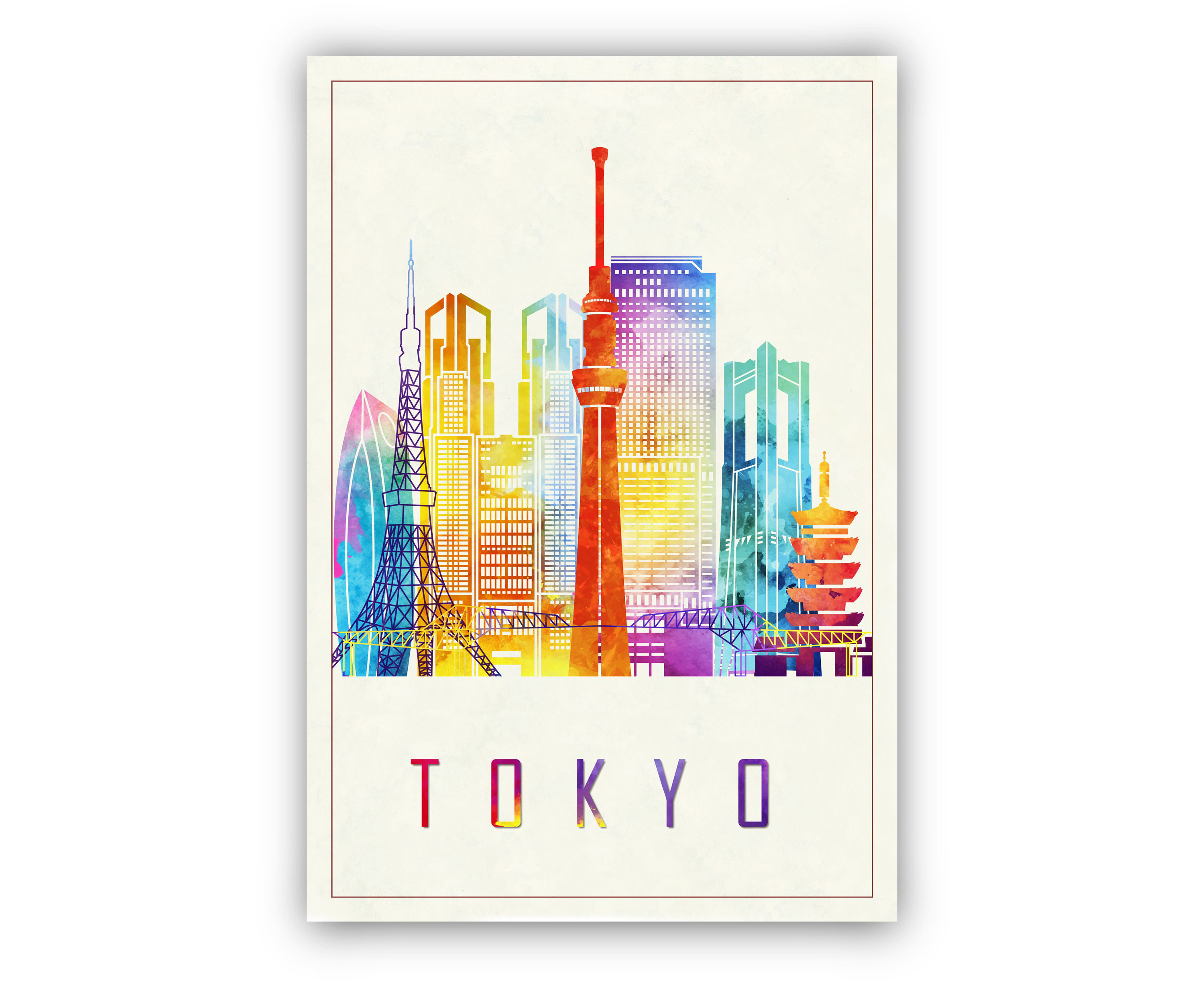 Trinx Tokyo - Unframed Painting | Wayfair