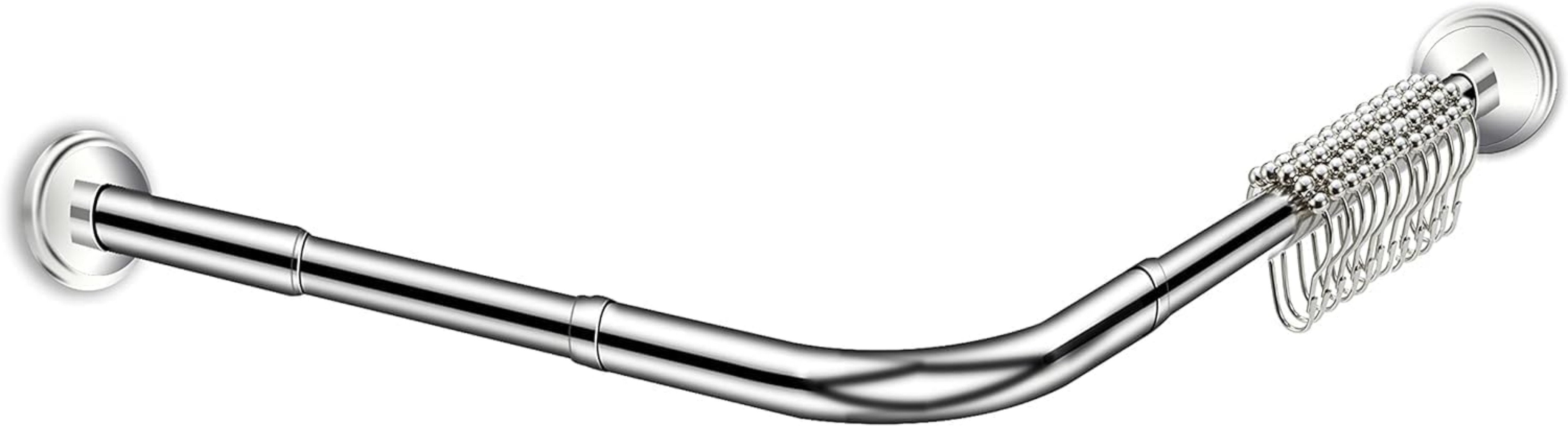 Shimano L Shaped Shower Curtain Rod - Curved Shower Curtain Rod ...