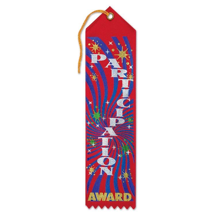 The Beistle Company Participation Award Ribbon - Wayfair Canada