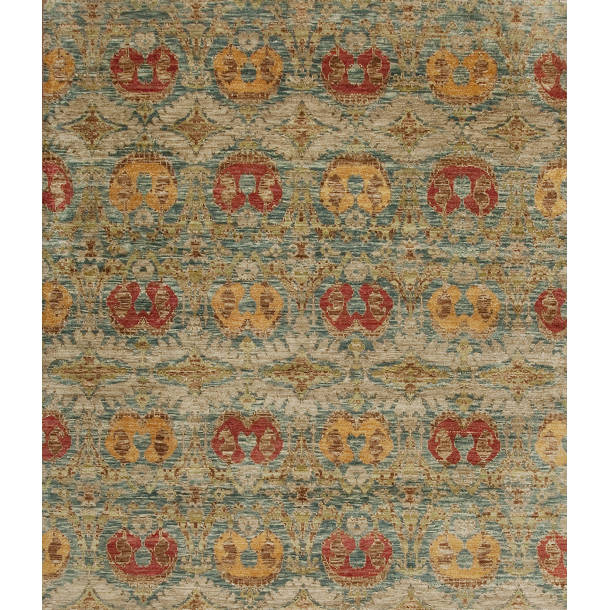 Samad Rugs Vogue Ikat Hand-Knotted Wool Area Rug | Perigold