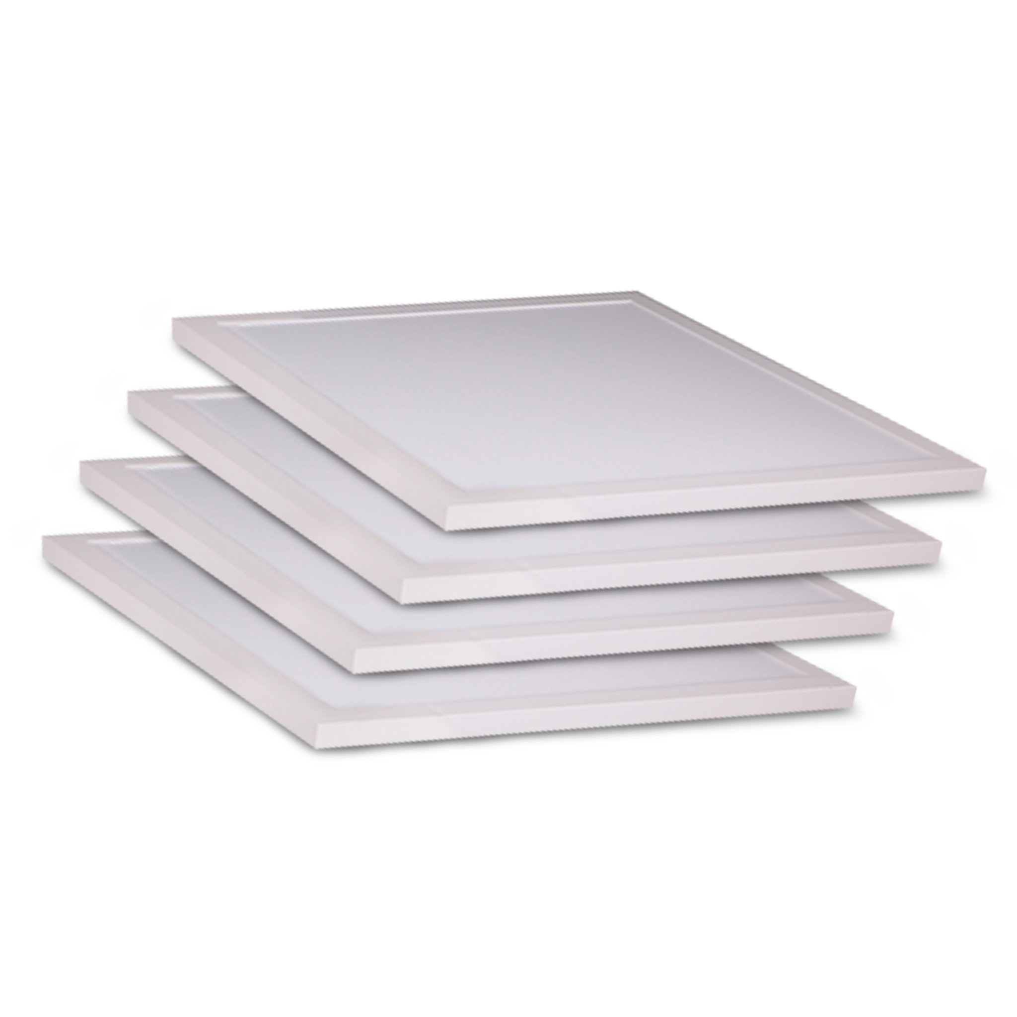 NUWATT 4 Pack, 1x1 Flat Panel LED Square Light, 5CCT 2700K/3000K/3500K ...