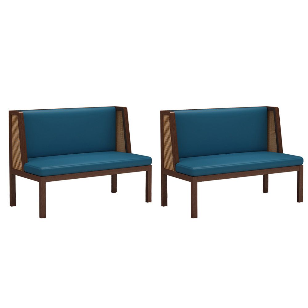 Canadian Linen Restaurant Bar Cafe Teahouse Commercial bench - Wayfair ...