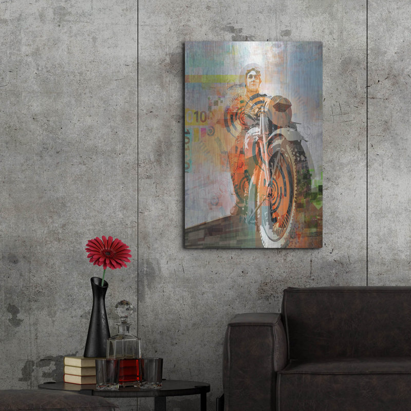 Williston Forge 'Moto 1941' by Greg Simanson, Metal Wall Art, | Wayfair