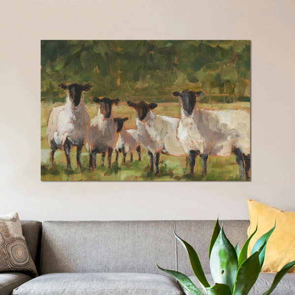 East Urban Home " Sheep Family II " by Ethan Harper & Reviews | Wayfair