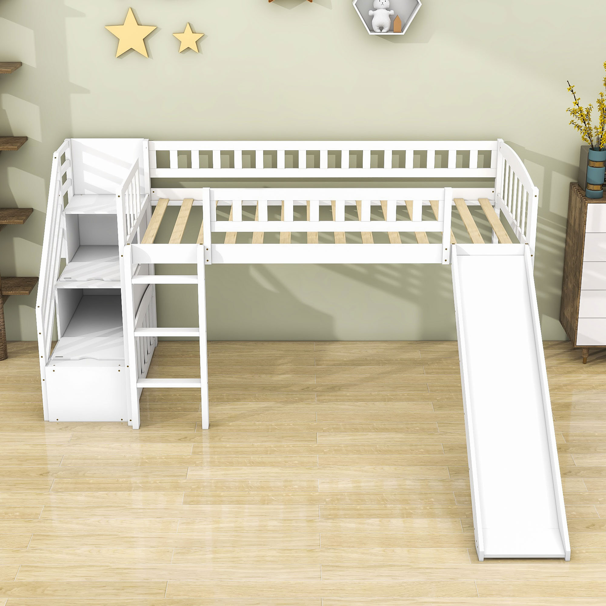 Harriet Bee Favion Twin Loft Bed by Harriet Bee | Wayfair