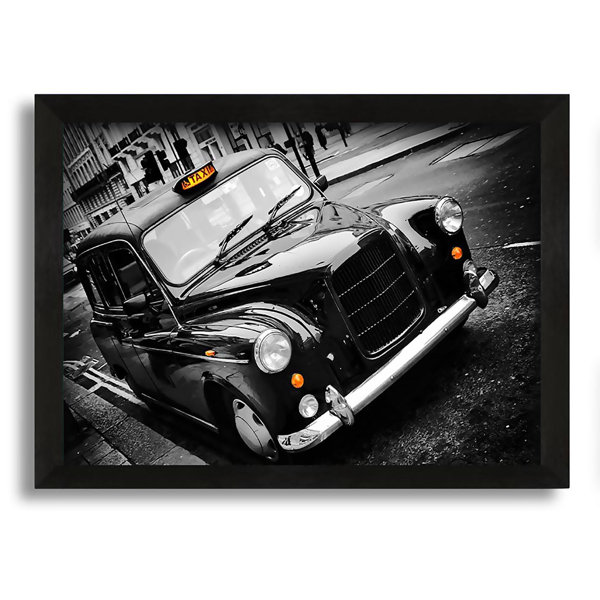 Borough Wharf London Black Cab 1 - Single Picture Frame Art Prints on ...