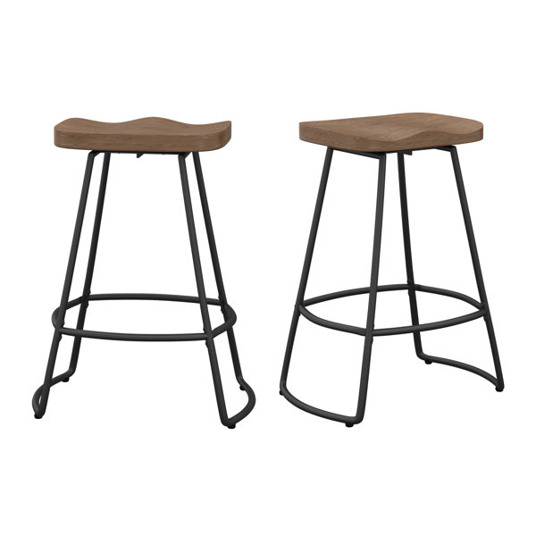 Steelside™ Abreu Swivel Bar & Counter Stool & Reviews | Wayfair