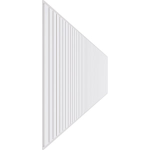 PCI Enterprises 24.25'' H x 94.5'' W x 0.375'' D Expanded Cellular PVC ...